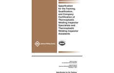 دانلود فایل استاندارد آموزش، تایید صلاحیت بازرس جوش ترموپلاستیک و ...